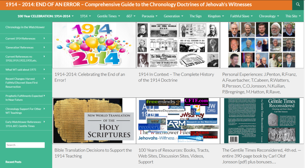 Press Releases | 1914 and its importance to Jehovah’s Witnesses and the ...